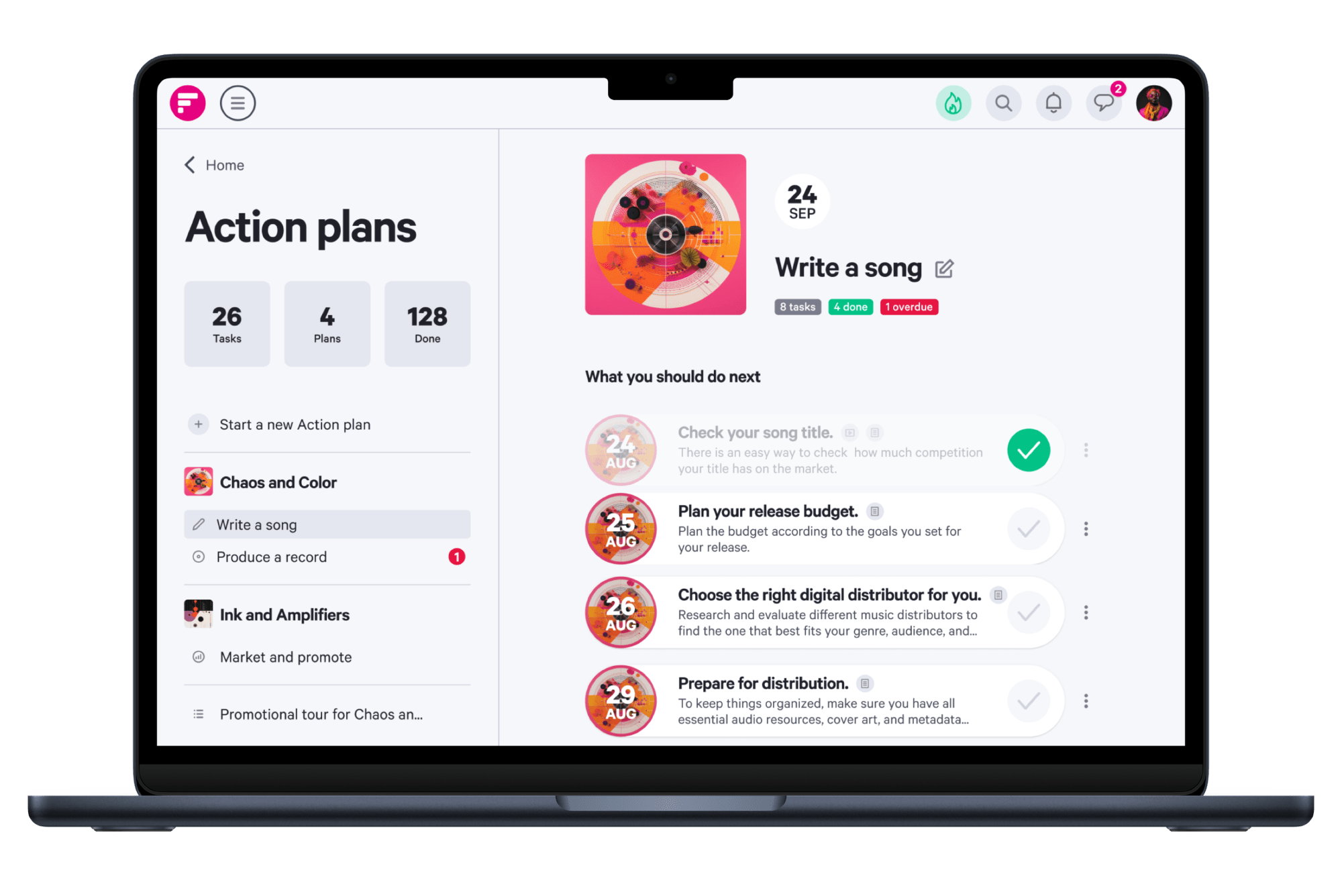 Action Plans | Family in Music